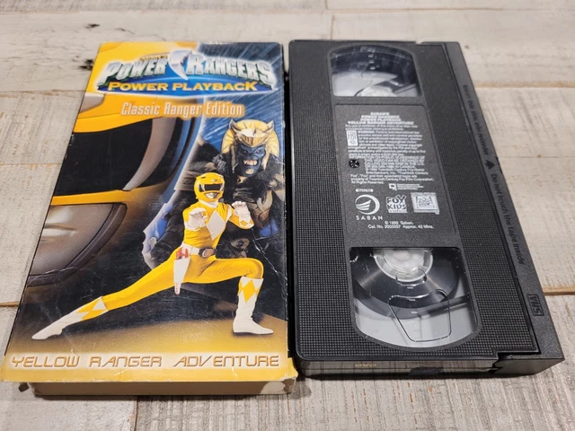 POWER RANGERS: YELLOW Ranger Adventure (VHS, 1999) $23.75 - PicClick CA