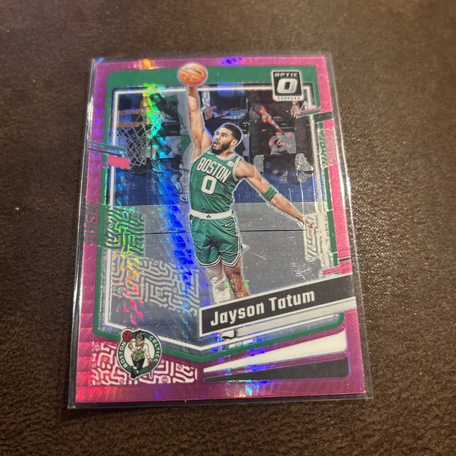 JAYSON TATUM 2023-24 Panini Donruss optique rose hyper Prizm Boston ...