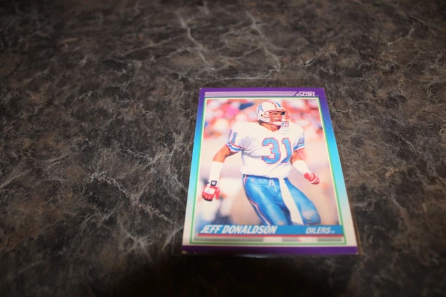 JEFF DONALDSON #131 (1990 Houston Oilers Score Card) EUR 0,91 - PicClick FR