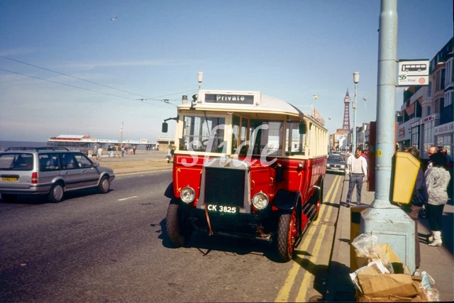 RIBBLE LEYLAND LION Bus 295 Blackpool 1989 Original Slide+Copyright £2. ...