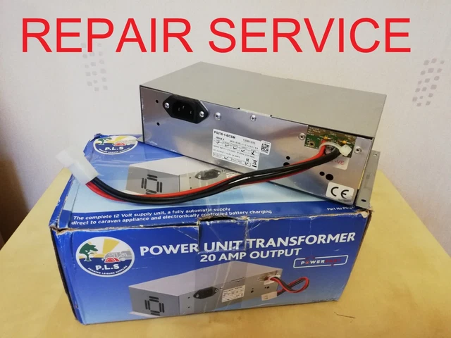 POWERPART PO120 12V 20A Charger PSU Transformer Caravan REPAIR SERVICE ...