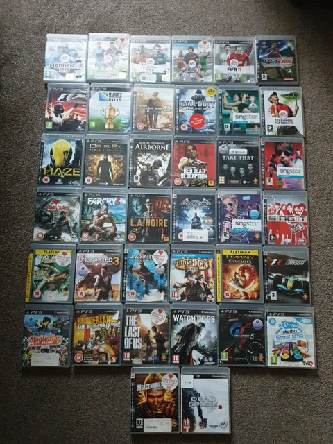 JOB LOT/BUNDLE OF 38X Ps3 Games Free Uk P&P £57.00 - PicClick UK