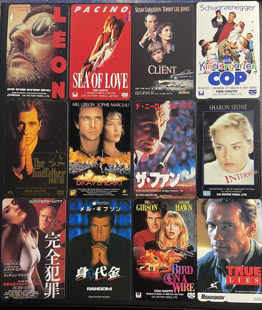 12 TÉLÉCARTES japon/ Cinéma/film/movie Star/ Phonecard Japan EUR 10,00 ...