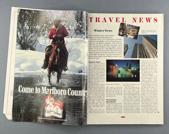 BRITISH AIRWAYS HIGHLIFE Airline Inflight Magazine December 1989 Ba ...