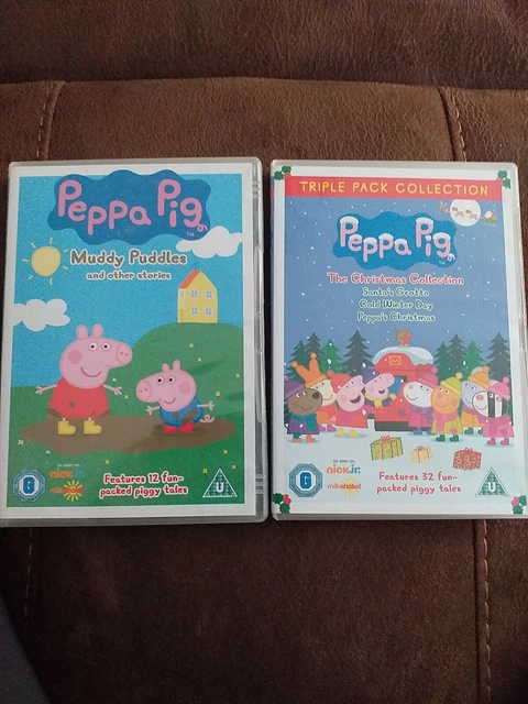 PEPPA PIG DVD Bundle Muddy Puddles & Christmas Collection £1.50 ...