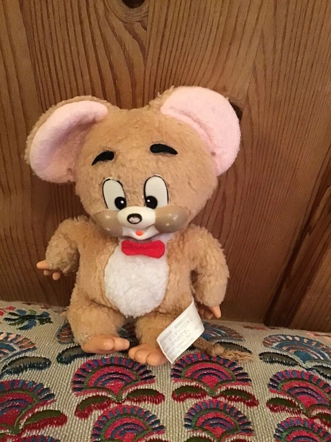RARE VINTAGE MASUDAYA Tokyo Japan 1967 MGM Jerry Mouse Tom Soft Plush ...