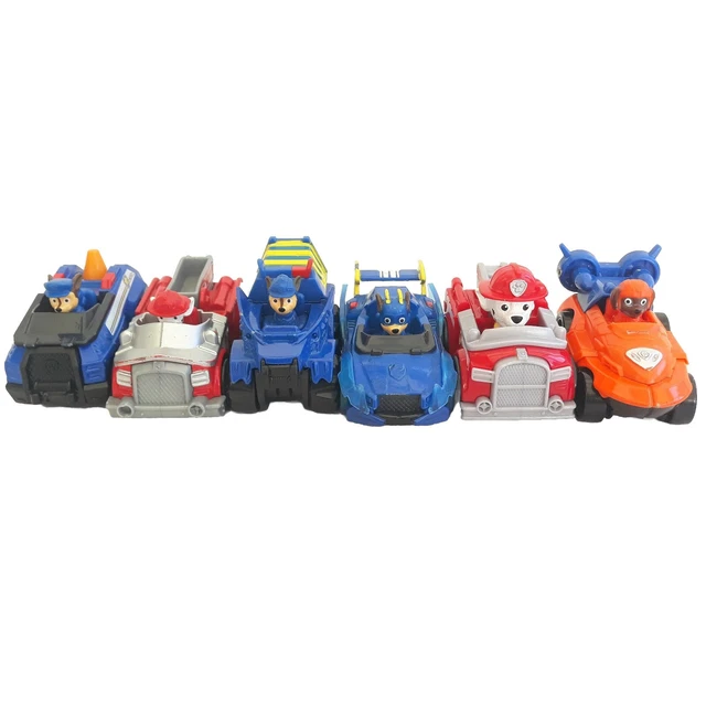 PAW PATROL DIE Cast Ready Race Rescue Race Cars True Metal Vehicles x6 ...