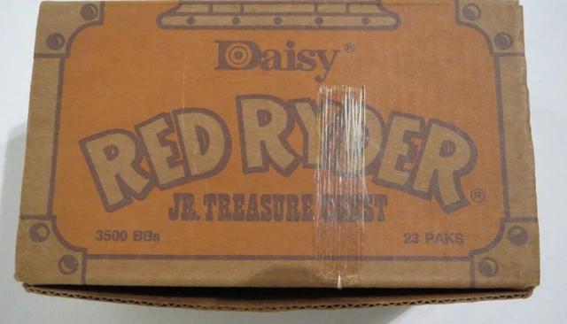 DAISY RED RYDER Jr Treasure Chest Strong Box BB'S 20 Packs In Box Model ...