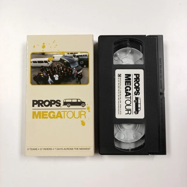 PROPS MEGA TOUR VHS, BMX Footage, Late 90's Early 2000's VERY RARE £45. ...