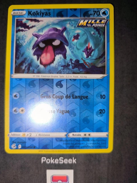 CARTE POKEMON KOKIYAS 050/264 REVERSE Epée et Bouclier 8 EB08 FR NEUF ...
