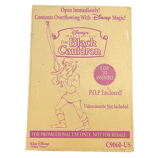DISNEY THE BLACK Cauldron Retail Promo 3D Standee NEW IN SEALED SHIPPER ...
