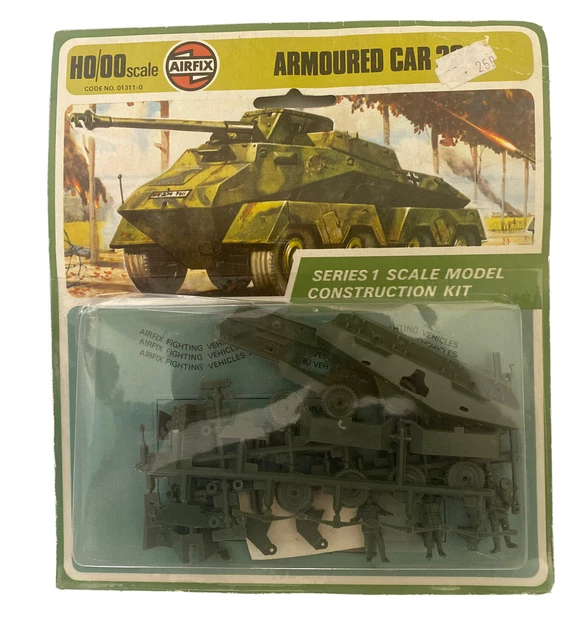 VINTAGE AIRFIX 01311-0 Armoured Car 1:76 Scale Sd.kfz234 German 1939 ...