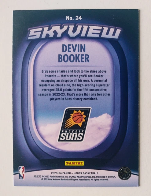 DEVIN BOOKER 2023-24 Panini NBA Hoops Skyview #24 Phoenix Suns EUR 0,91 ...