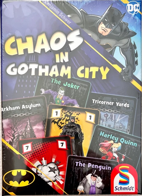 DC SUPER HÉROE Batman Chaos City Schmidt Spiele Juego de Cartas la ...