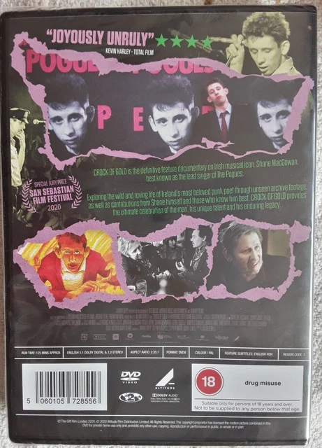 CROCK OF GOLD: A Few Rounds with Shane MacGowan - DVD Region 2 New ...