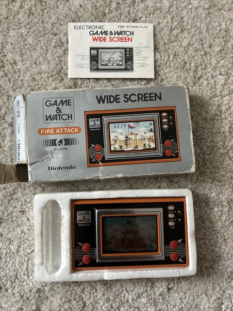 VINTAGE NINTENDO CGL GAME & WATCH FIRE ATTACK ID-29 1982 Boxed, instructions. £100.00 - PicClick UK