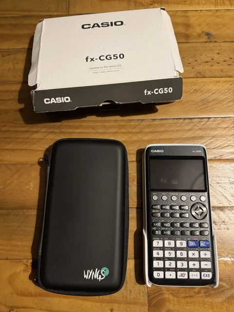 CASIO FX-CG50 GRAPHIC Calculator With Case £34.24 - PicClick UK
