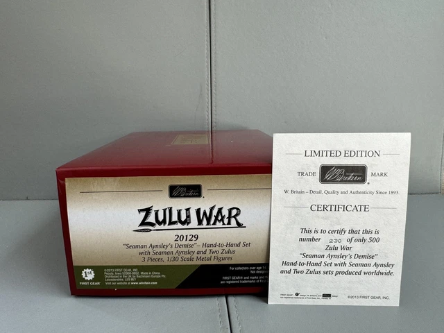 BRITAINS ZULU WAR 20129 - "Seaman Aynsley's Demise" Set Box and ...