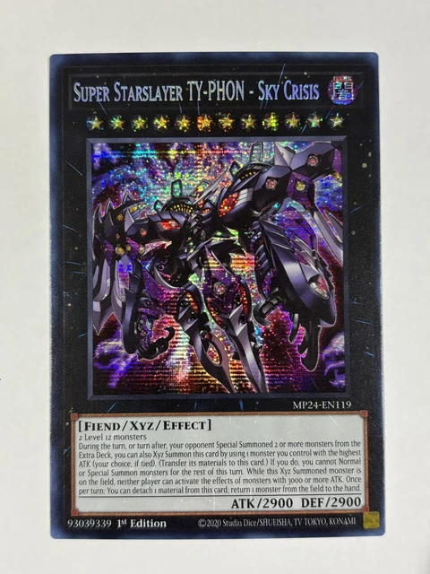 YU-GI-OH! TCG SUPER Starslayer TY-PHON-Sky Crisis MP24-EN119 PSR NM EUR ...
