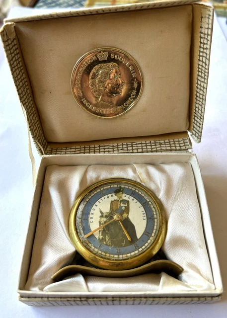 QUEEN ELIZABETH II Ingersoll Ltd Coronation Souvenir Clock £30.00 ...
