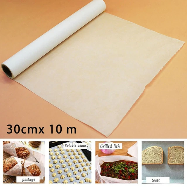 GRILL BAKING PAPER Barbecue Silicone Parchment Bakery Party Moisture ...