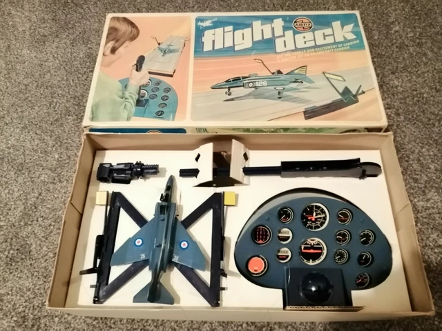 AIRFIX FLIGHT DECK Vintage Fighter Jet Aircraft Carrier, Retro Game Toy ...