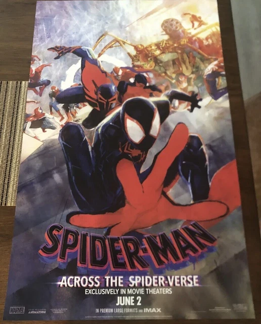 SPIDER-MAN: ACROSS THE Spider-Verse AMC Exclusive IMAX 22”x35” Movie ...