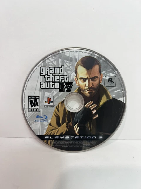 GRAND THEFT AUTO IV -- (Sony PlayStation 3, 2008) - Disc Only £5.62 ...