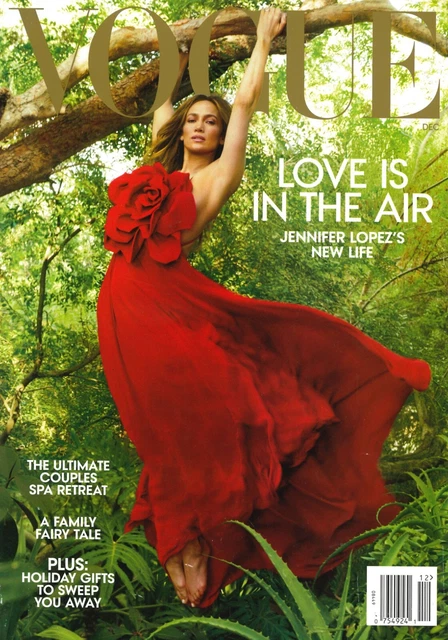 VOGUE USA MAGAZINE Jennifer Lopez J-Lo, Brad Pitt, Mackenzie Scott ...