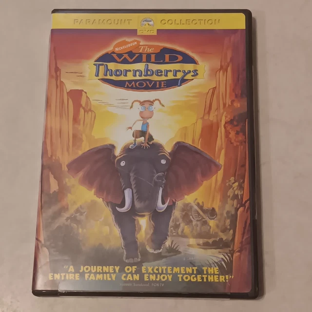 THE WILD THORNBERRYS Movie DVD 2003 Nickelodeon Animated Paramount ...