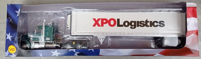 FREIGHTLINER CORONADO SEMI Remorque Américain XPO Logistics 1/43 Neuf N ...