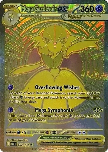 POKEMON MEGA GARDEVOIR ex 187/132 Mega Evolution Gold Card. $950.00 - PicClick AU