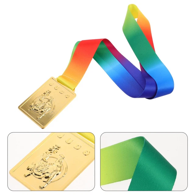 AWARD MEDALS PARTY Favors Memorial Gold Silver Bronze Training ...