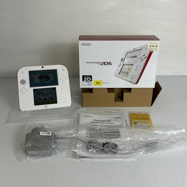 AS NEW NINTENDO 2Ds Game Console Red And White Complete Boxed $299.99 ...