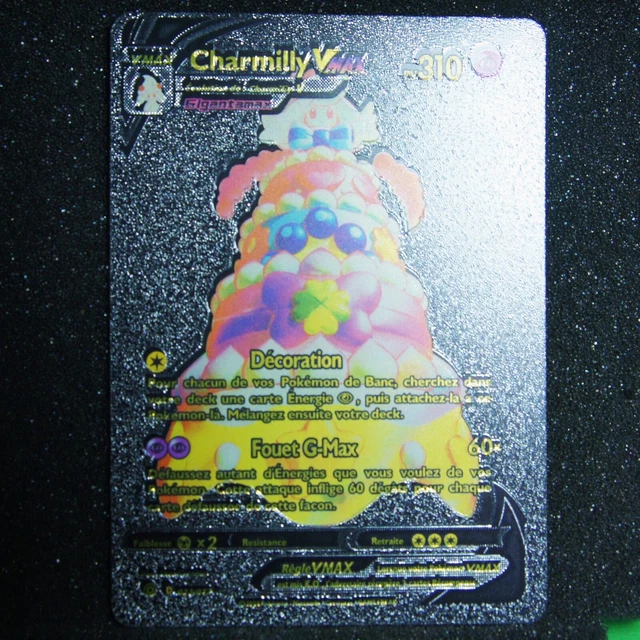 CARTE POKÉMON CHARMILLY VMAX 023/073 ART BLACK Ultra Rare comme neuf FR ...