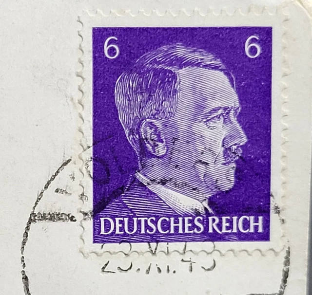 DEUTSCHES REICH 30/40ER Jahre Adolf Hitler 6 Pfennig Briefmarke ...