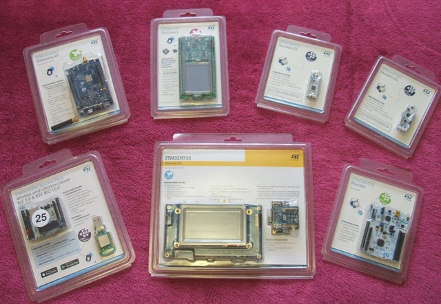 ST STM32 CORTEX-M4/7 F4 H7 DISCOVERY,NUCLEO-32 64 & BLE+LoRa EVALUATION ...