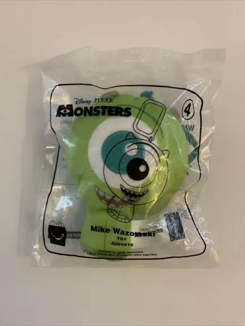 Mike Wazowski Monsters Inc Pixar Mcdonalds Happy Meal 4 Small Stuffed