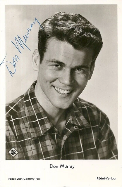 CARTOLINA ORIGINALE DON Murray autografo firmato rullo anni 60 EUR 69 ...