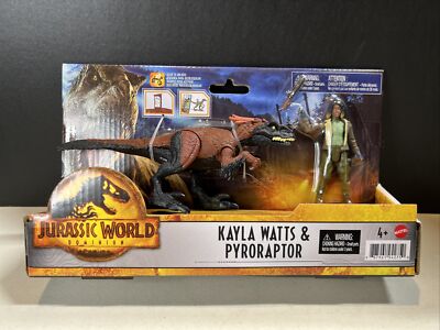 JURASSIC WORLD DOMINION Pyroraptor & Kayla Watts Human And Dino Set £18 ...