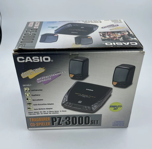 CASIO PZ-3000 SET Portable CD Player New and Original Packaging £73.78 ...