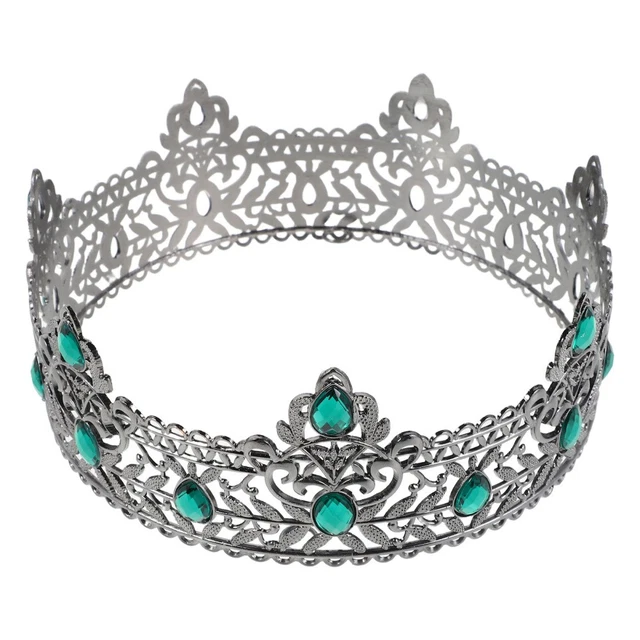 MEN'S PROM PARTY Hats Full King Crown Accessories Cosplay Birthday £16. ...