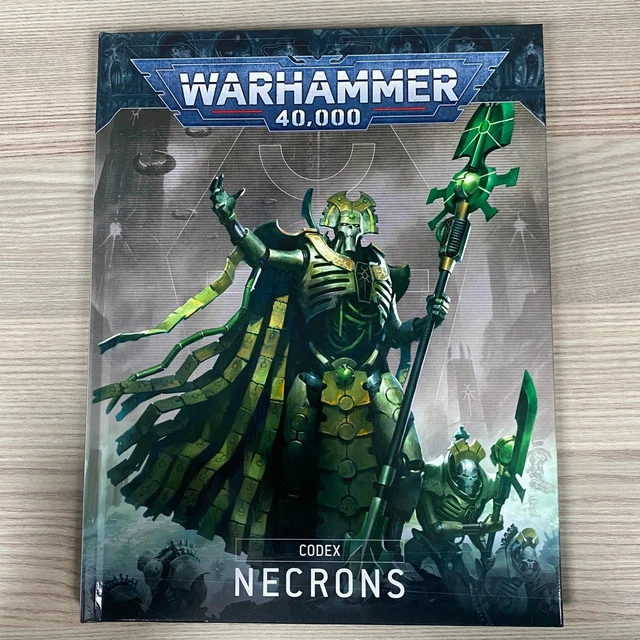 NECRONS CODEX ARMY Book Warhammer 40K 2023 10Th Edition Games Workshop ...