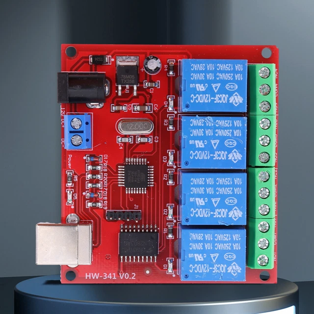 4/8 WAY PC Relay Module Expansion Board DC 12V Convenient Useful for ...