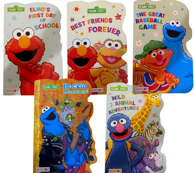 SESAME STREET 9 1/2 x 6 Grover Elmo Cookie Muppets Board Books CHOICE ...