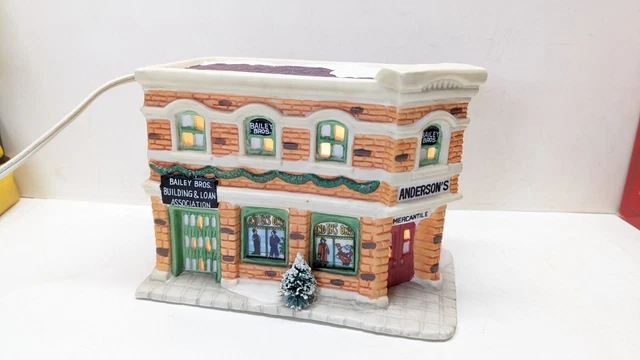 IT'S A WONDERFUL Life Holiday Bailey Bros. Building and Loan of Bedford ...