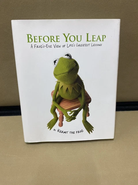 RARE MUPPETS KERMIT The Frog Book Before You leap Hardback £14.99 ...