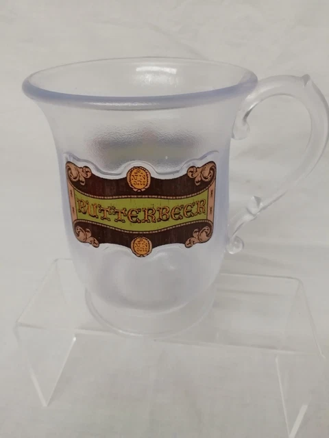 HARRY POTTER BUTTERBEER Mug Plastic Souvenir 4"Tankard Warner Brothers ...
