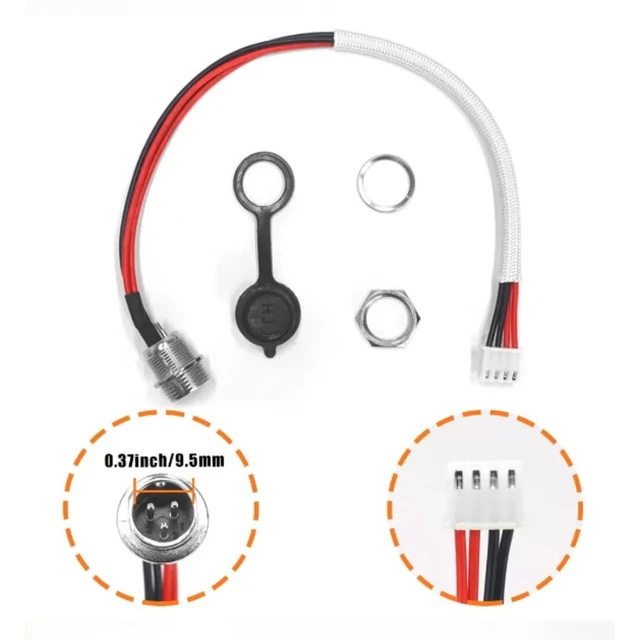 LADEBUCHSE STECKER FÜR Self Balancing Scooter 4 Draht 3 Pin Aviation ...