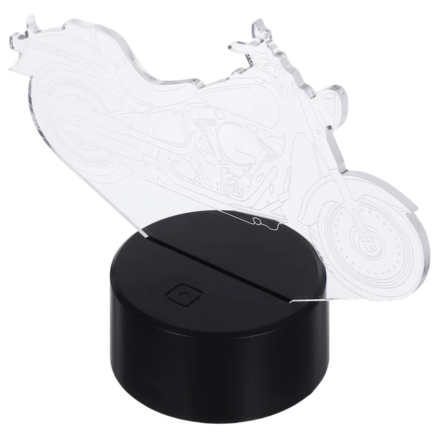 3D LAMP VISUAL Light Effect Touch Colors Changes Night Light ...